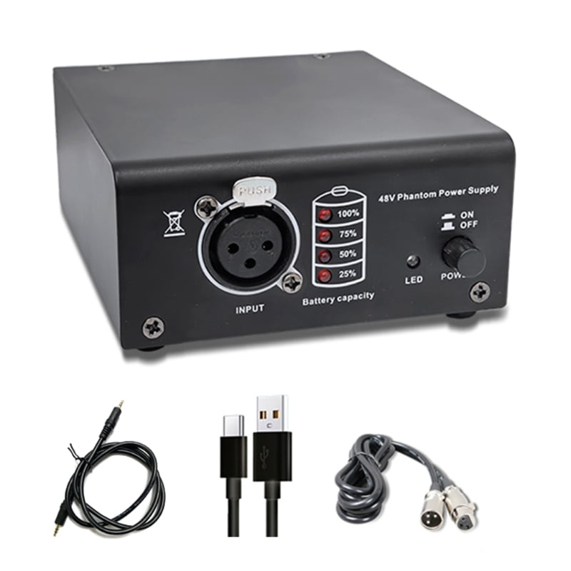 USB C 48V Power Supply Adapter Shielded Auditory Cable For E300 U87 ...