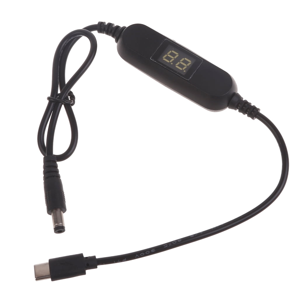 USB C 5V to 1V 3V 4.5V 6V 9V 12V Adjustable Output Voltages Cable ...