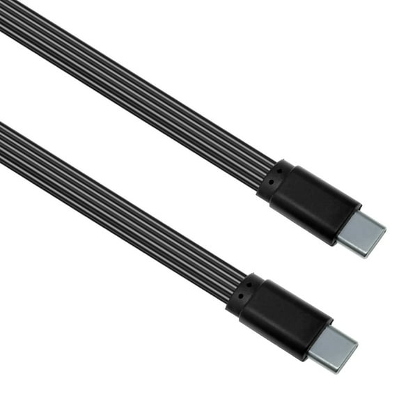 USB C 90 Degree Charging Cable Flat Silicone Construction 45W 480Mbps ...