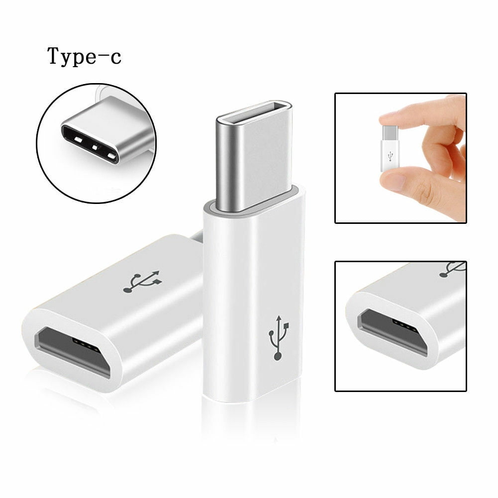 USB-C Adapter OTG USB Type C Male Connector to Micro USB Female ...
