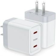 1-Pack 40w USB C ]Dual Port Power Delivery Fast Type C Charging Block ...