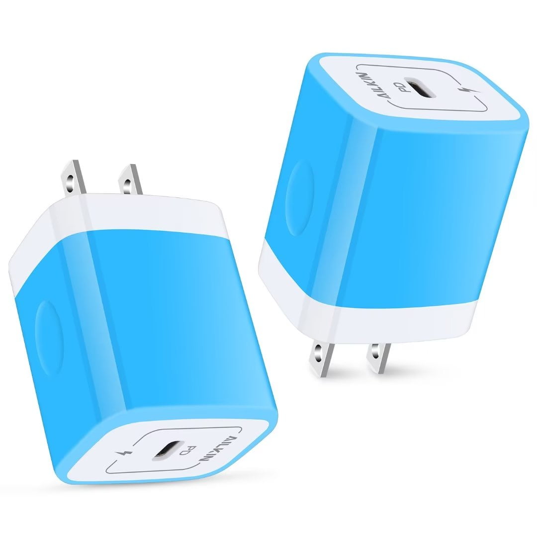AILKIN 2PACK 20W USB C Block Charger, PD Type C Fast Charging Plug ...