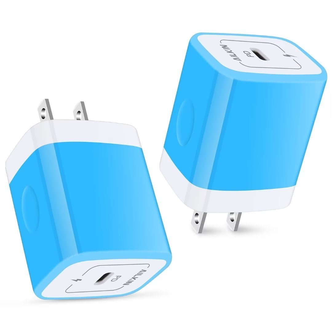 AILKIN 2PACK 20W USB C Block Charger, PD Type C Fast Charging Plug ...