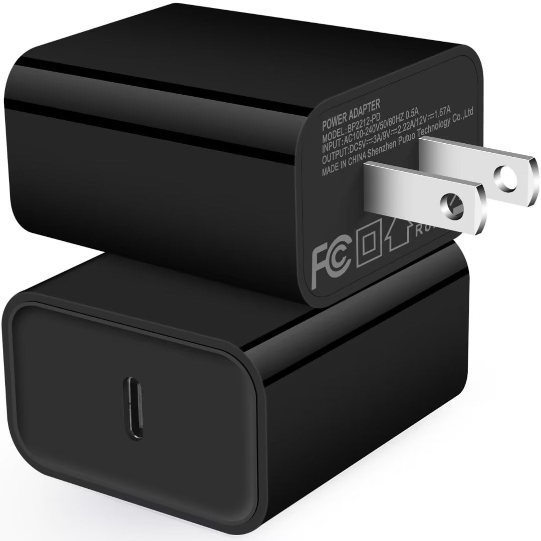 AILKIN 20W PD Type C Charger Block, 2PACK USB C Fast Charging Plug ...