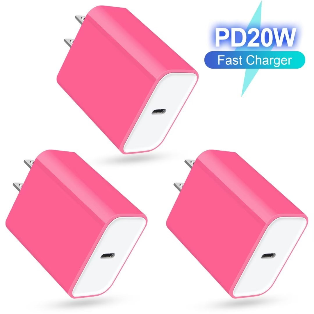 USB C Block,Wall Charger Block,3PCS AILKIN 20W PD Type C Block Chargers ...