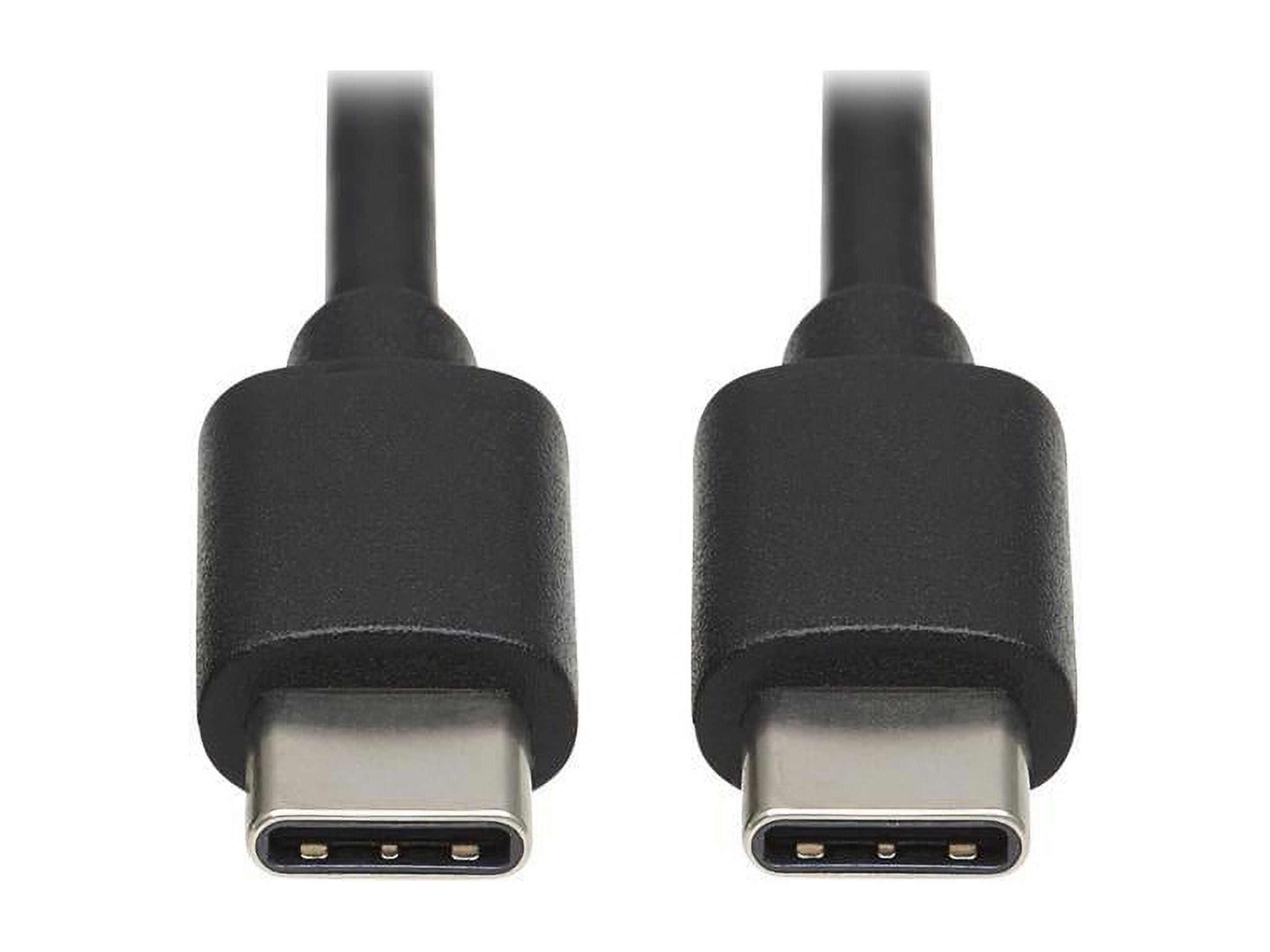 USB-C Cable (M/M) - USB 2.0, Thunderbolt 3, 60W PD Charging, Black, 3 ...