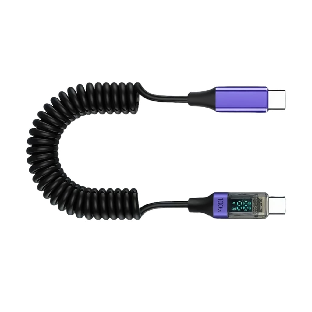 USB C Cable PD100W Power Delivery Quick Charging with Display ...