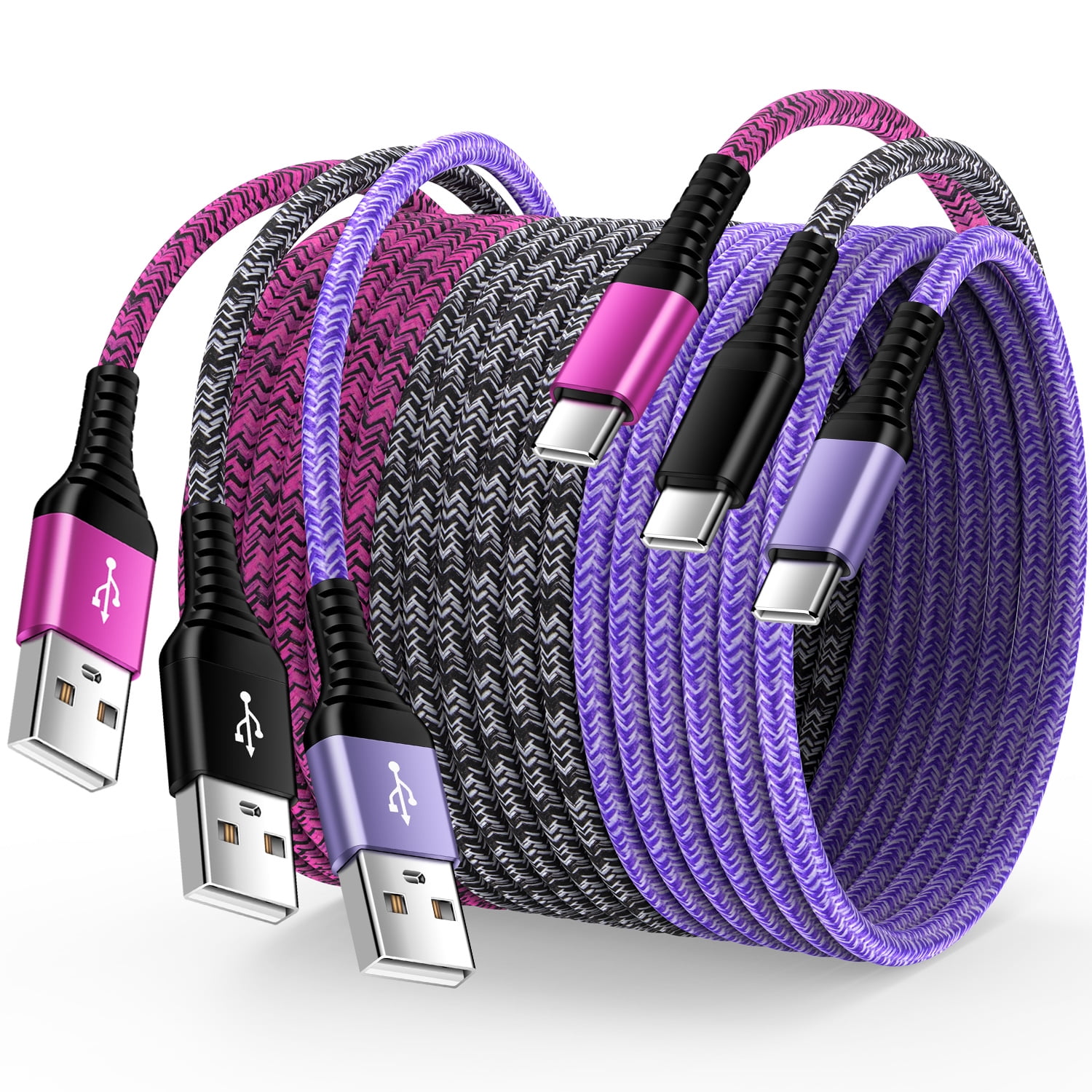 Hootek USB C Charging Cable, 10FT Type C Cord for Android Phone, Fast ...