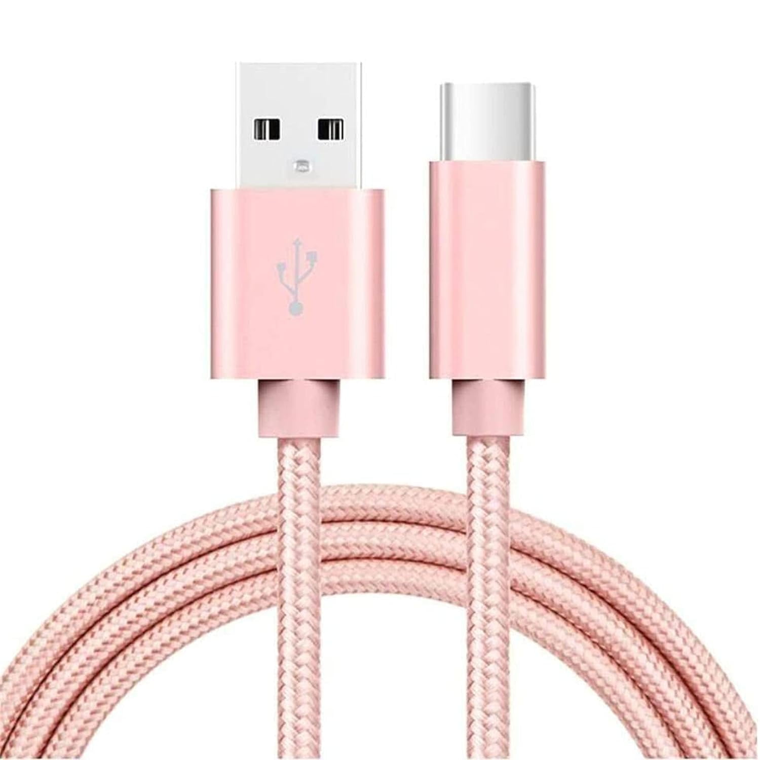 USB C Cable, USB Type C Cable Nylon Fast Charging Cable for S21 Ultra,S20, A72,Huawei Mate 40 ...