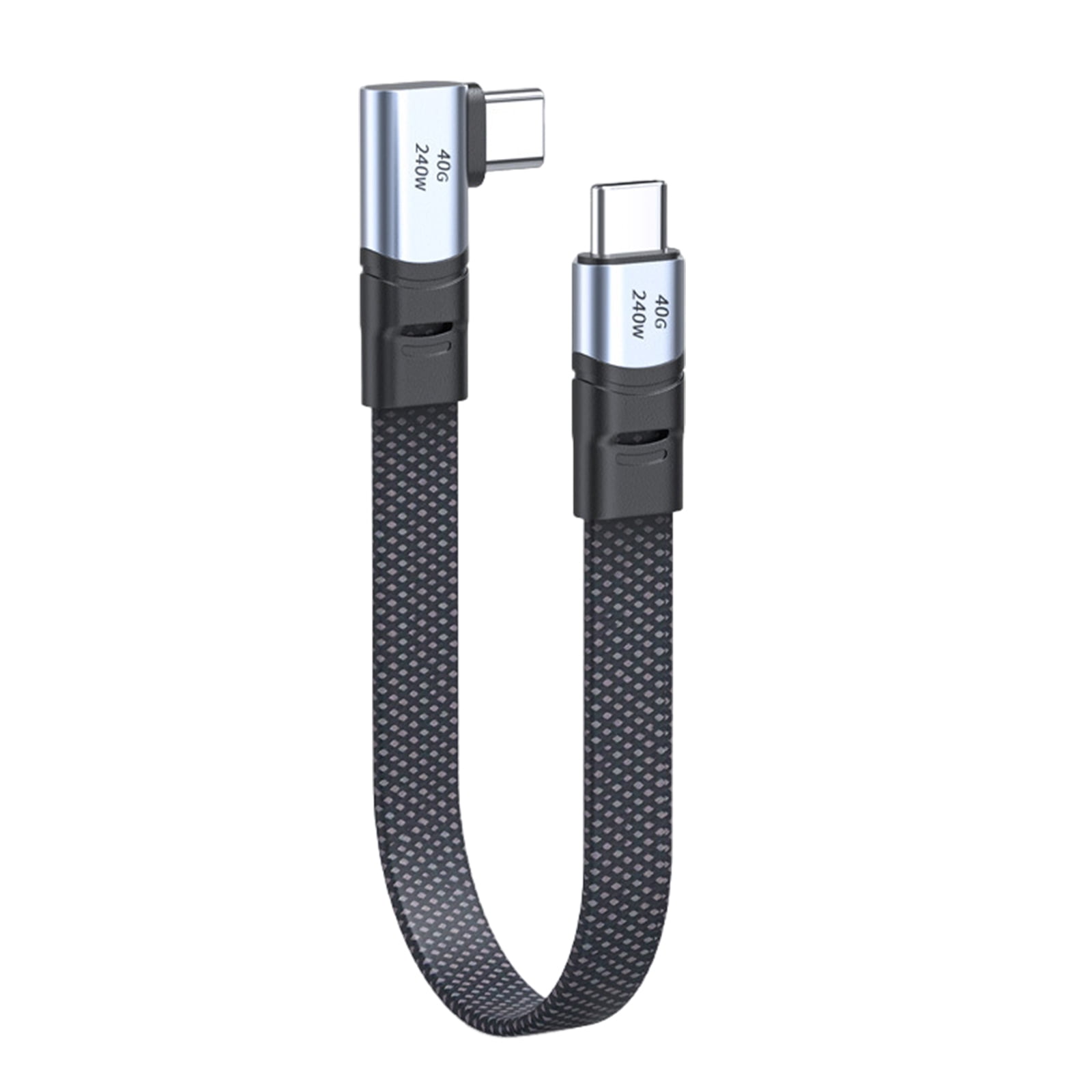 USB C Cable to USB C PD240W Type C Charging Fast Charging Right Angled ...