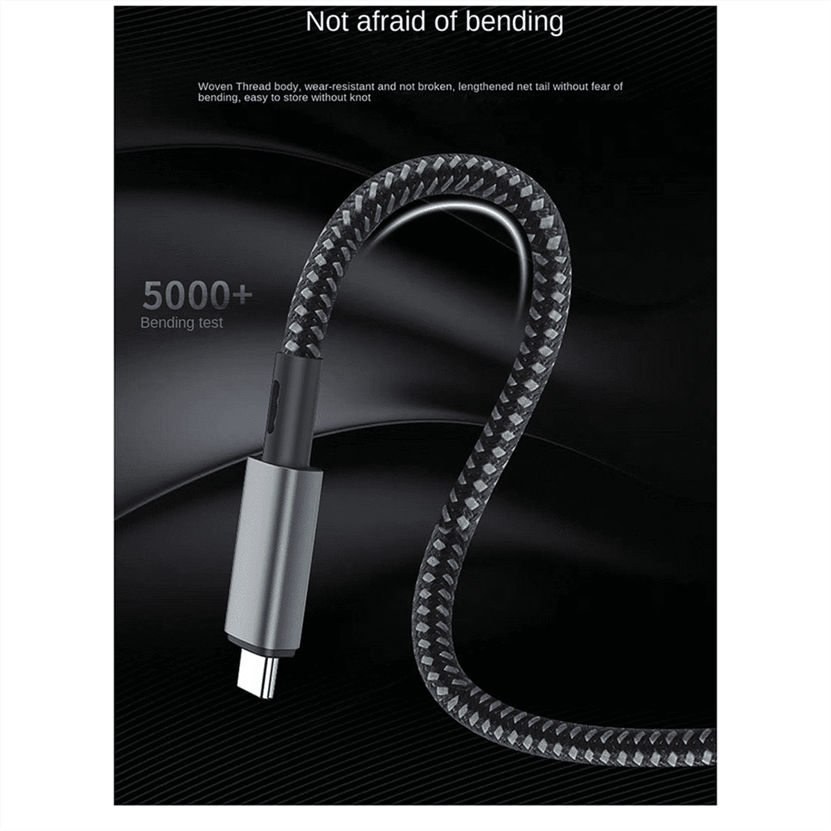 USB C Cable with LED Display Supports 8K Video 40Gbps 240W USB C ...