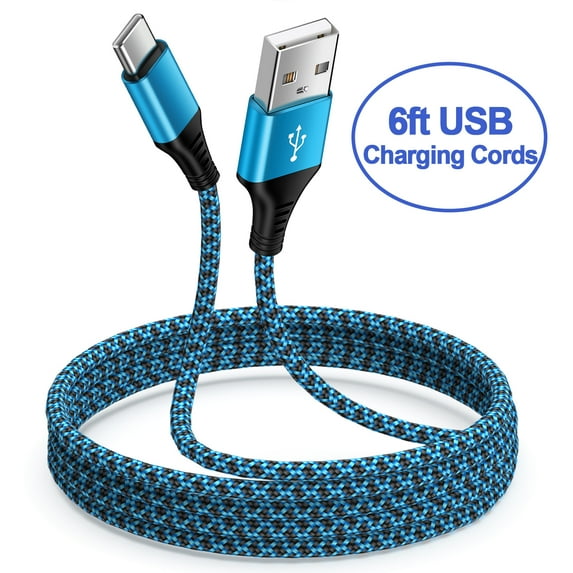 AILKIN USB C Cable 6ft, Type C to USB A Charger Cord for Cellphone ...