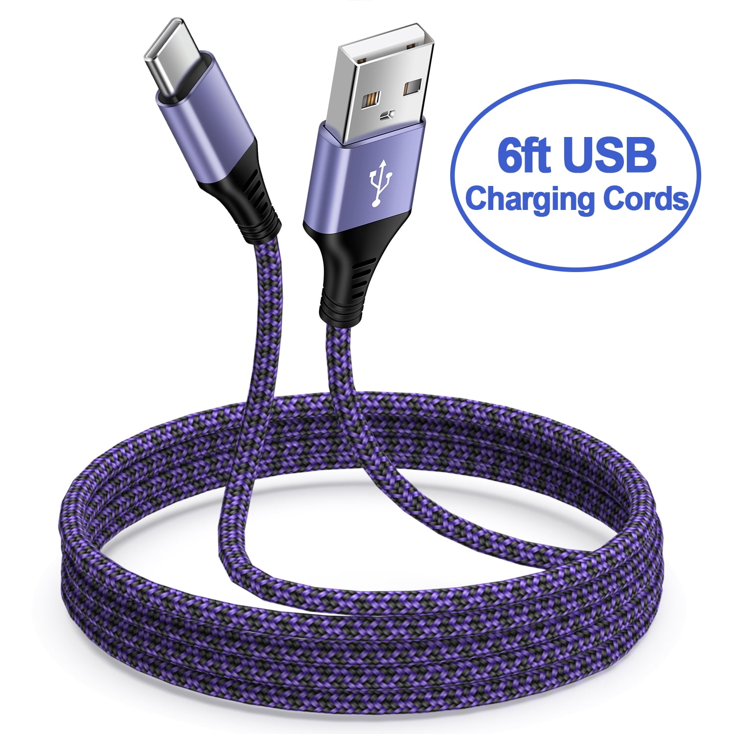 USB C Cables,Type C Cable 6ft,AILKIN USB Type C to USB A Cable Android ...