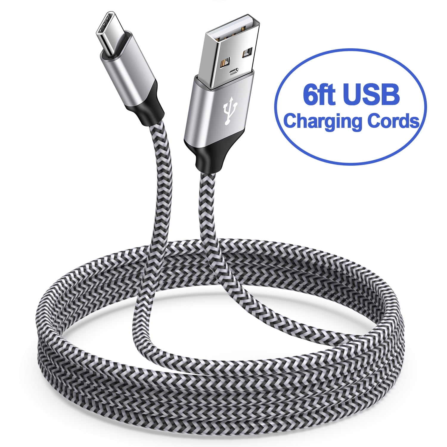 AILKIN USB C Cables, Type C to USB A Android Charger, Quick Charge ...