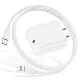 Apple MFi Certified 20W PD USB-C Fast Charger with 6FT Cable for iPhone ...
