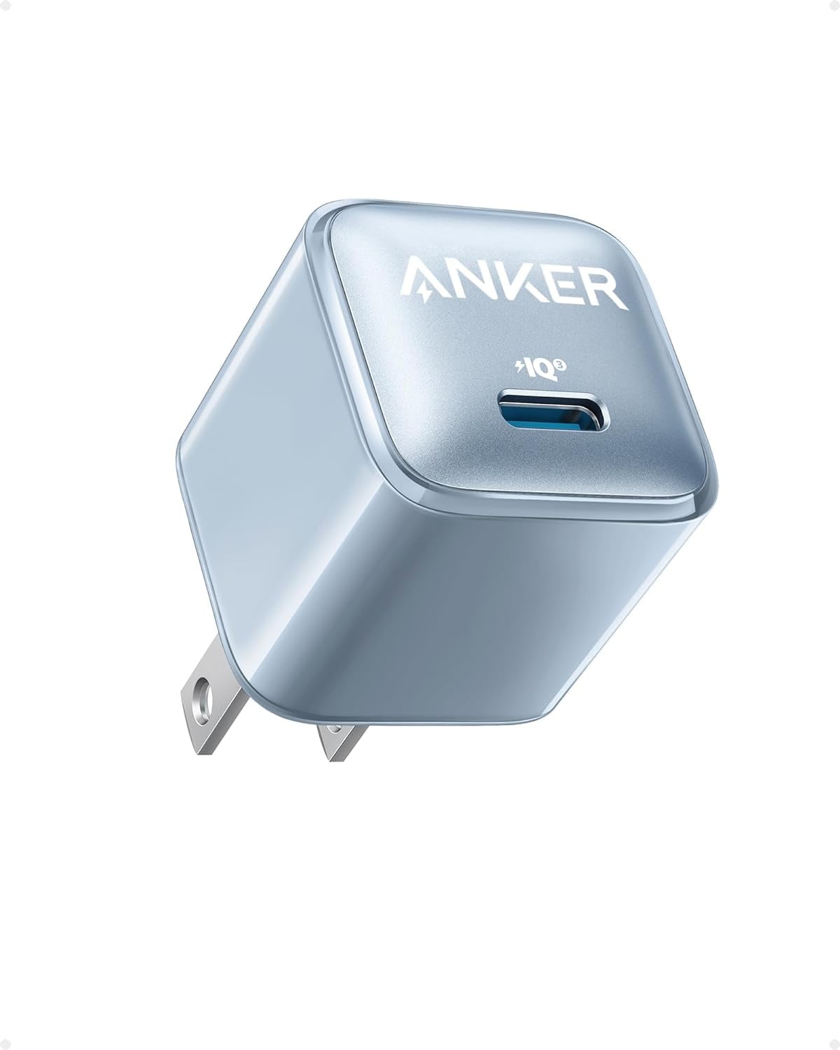 Anker 511 Nano Pro 20W USB-C Fast Charger for iPhone 15/15 Plus, 14/13 ...