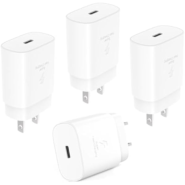 USB C Charger Block, 25W USBC Fast Charging Adapter Power Cube Wall ...