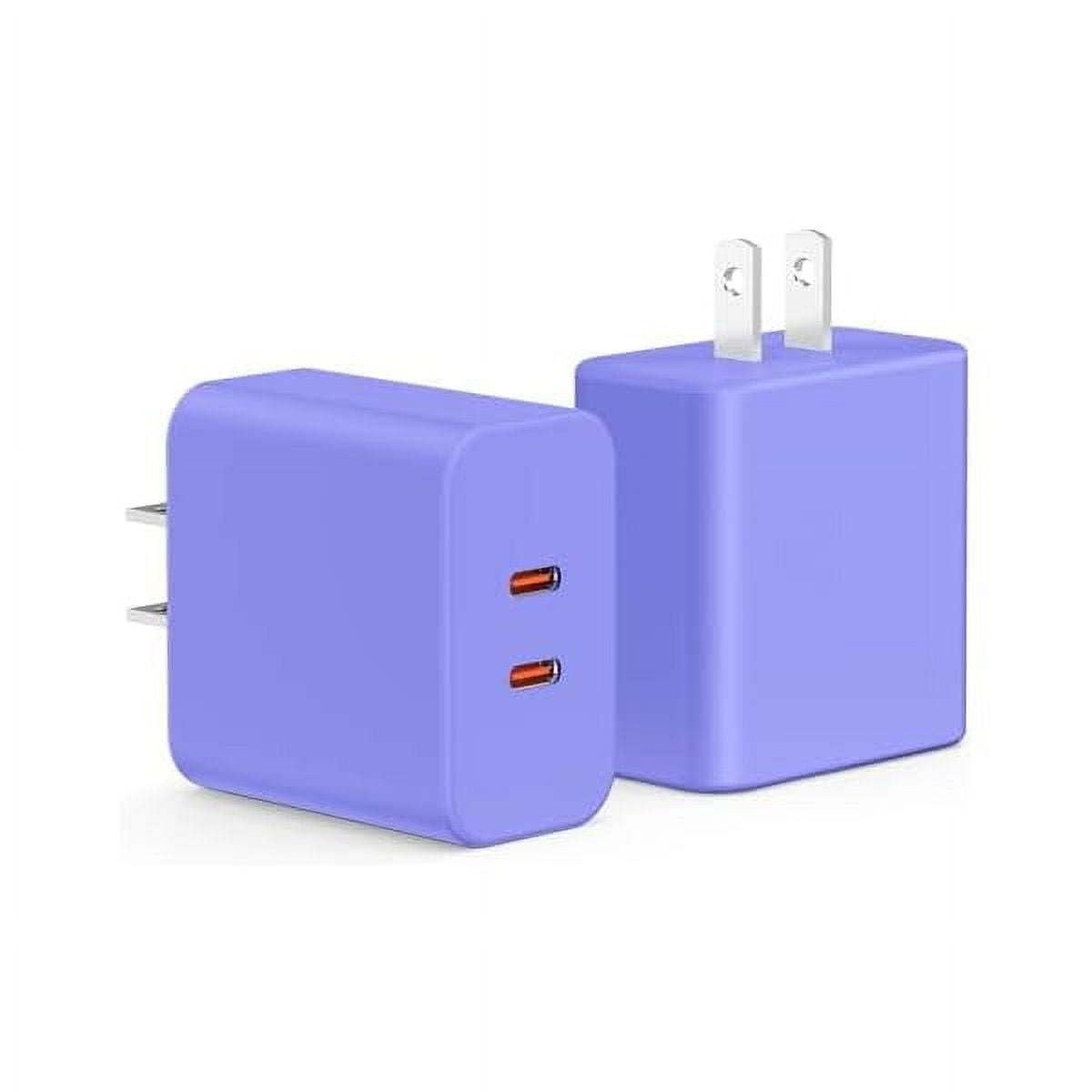 USB C Charger Block, 40W Dual Port Fast Charger 20W Type C Charging ...