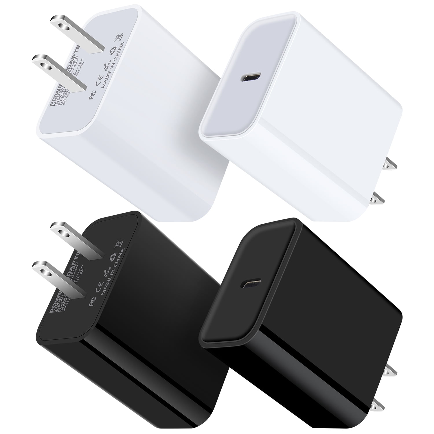 Usb C Charger Block 4pack Usb C Block Haoano 20w Pd Type C Charger