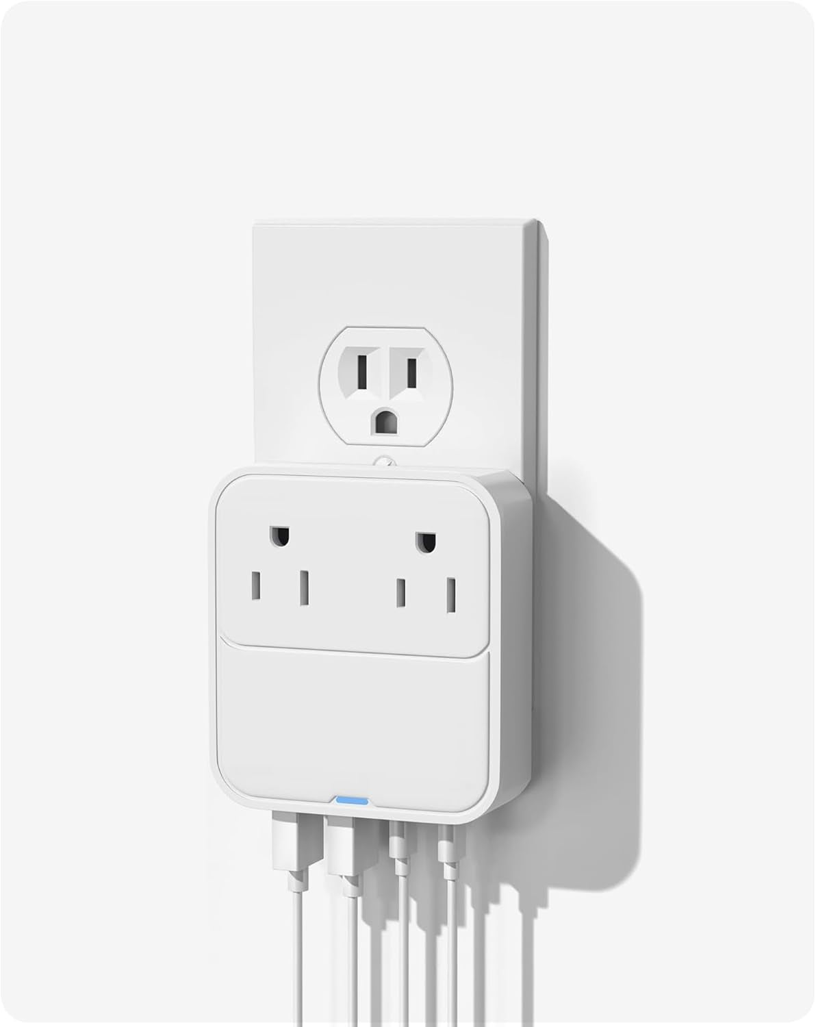 USB C Charger Block,Slim Flat USB Wall Charger Plug with 2 Outlet Ports ...