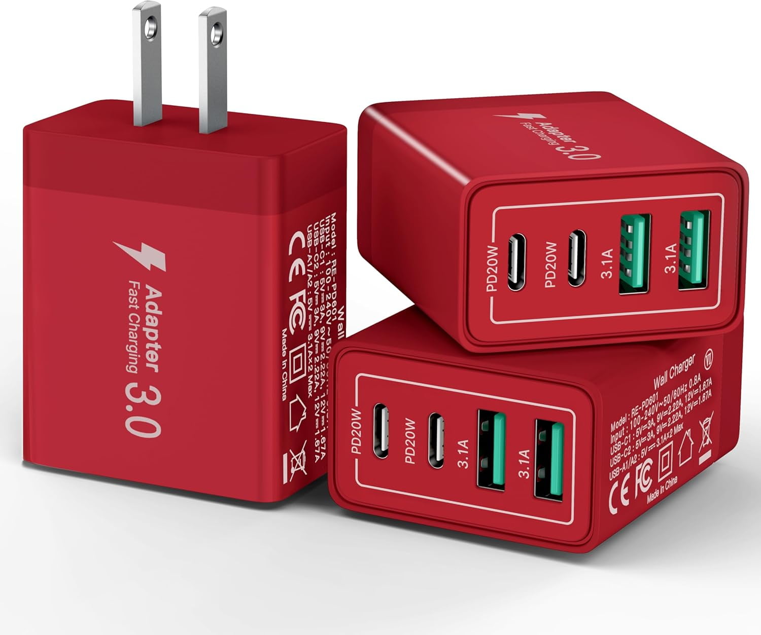 USB C Charger BlockFast Charging Block Type C Charging Block Dual Port ...