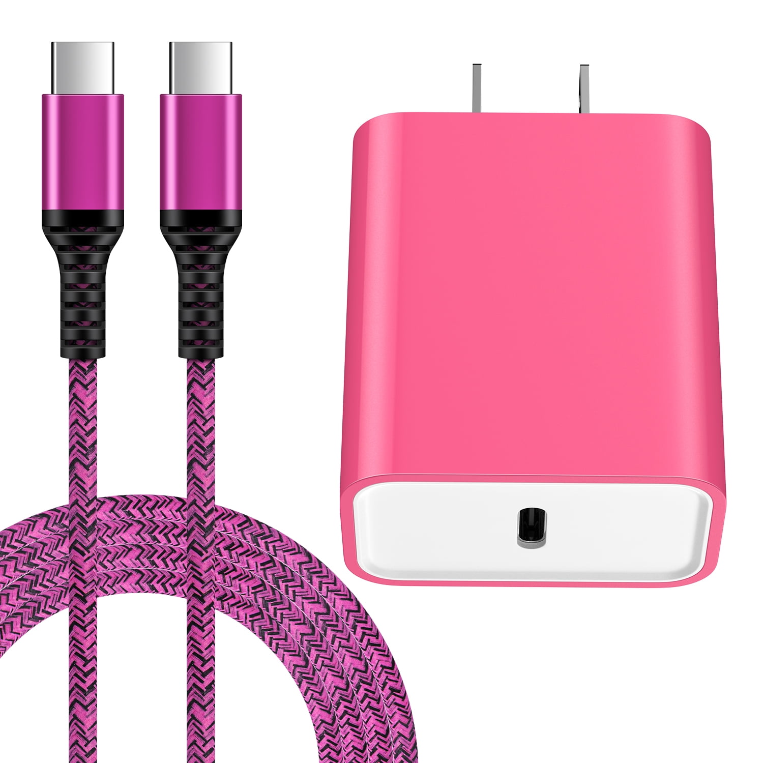 USB C Charger, Hootek Type C Charging Block with 6FT Type C Cables 20W ...