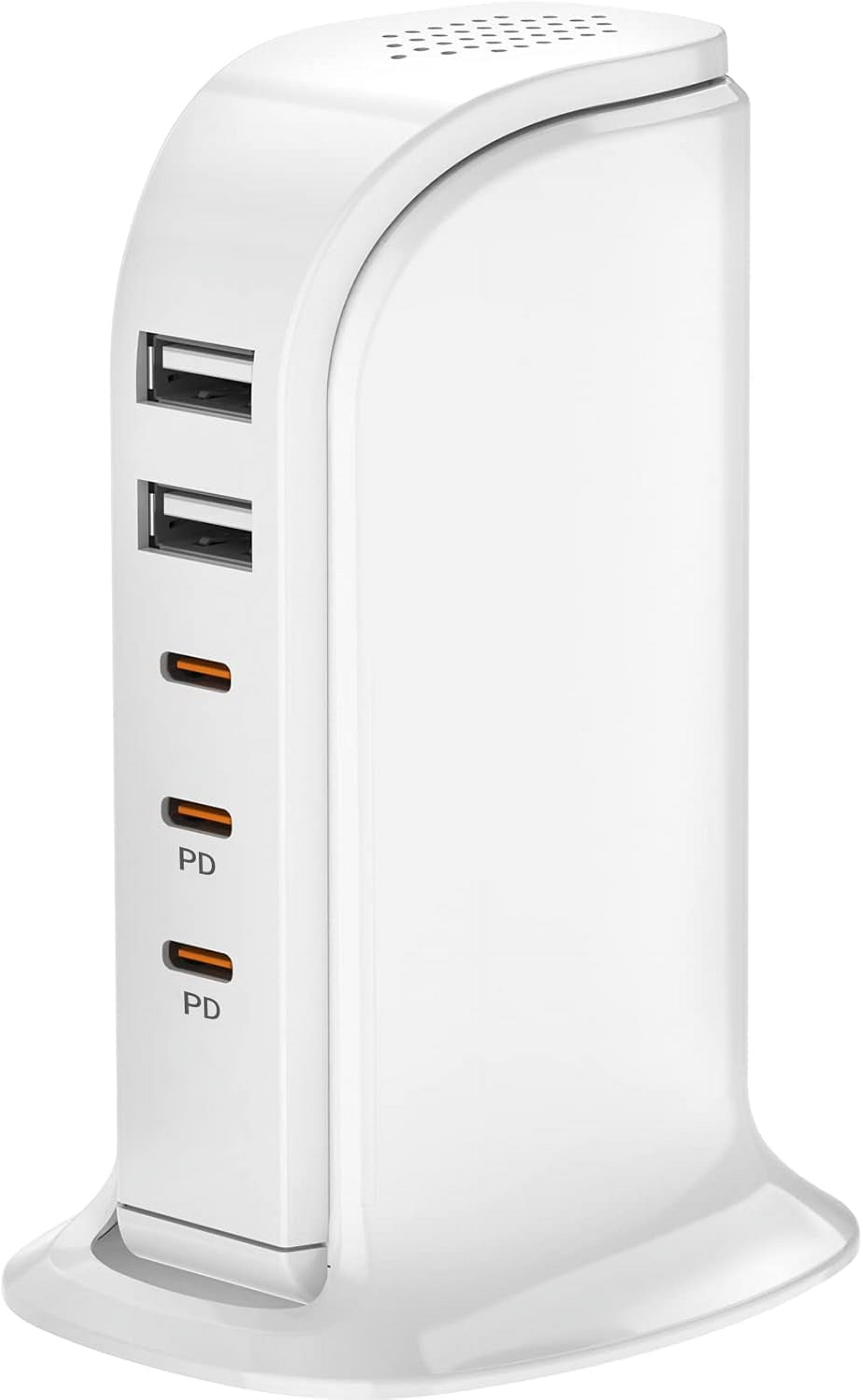 USB C Charger Multiport , Charging Station with 3 Type-C PD Charging ...