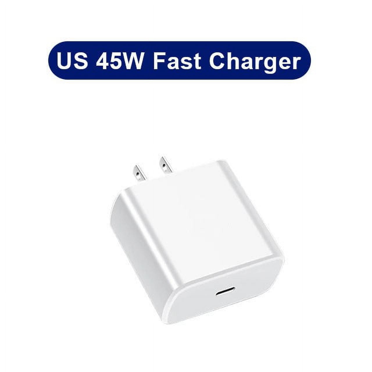 USB C Charger PD 45W Super Fast Charger 3.28 ft Type C Cable Quick ...