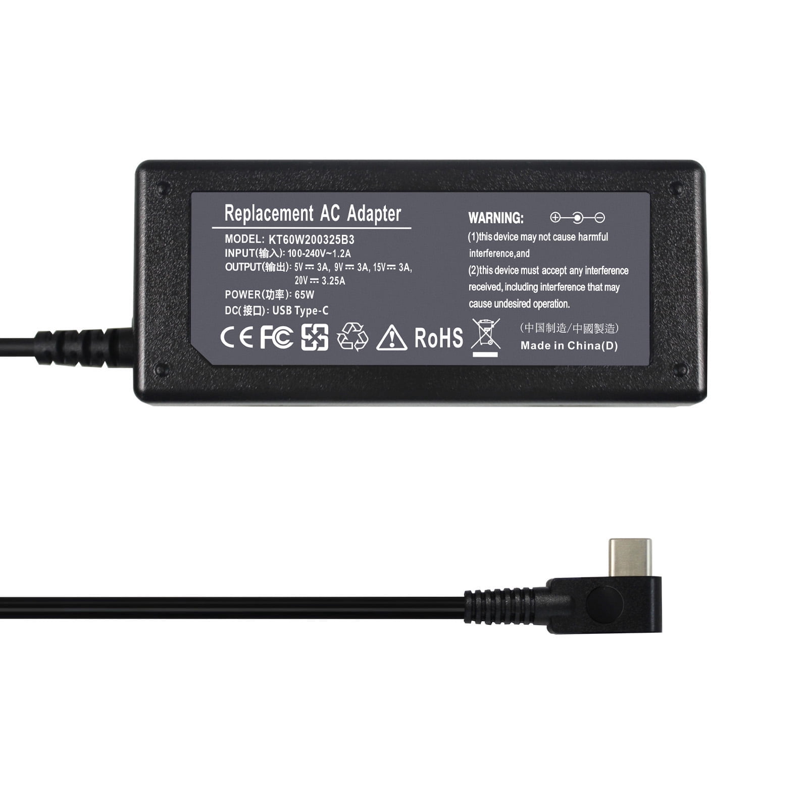 USB-C Charger Power Adapter Replacement for Acer Chromebook R13 11 11A ...
