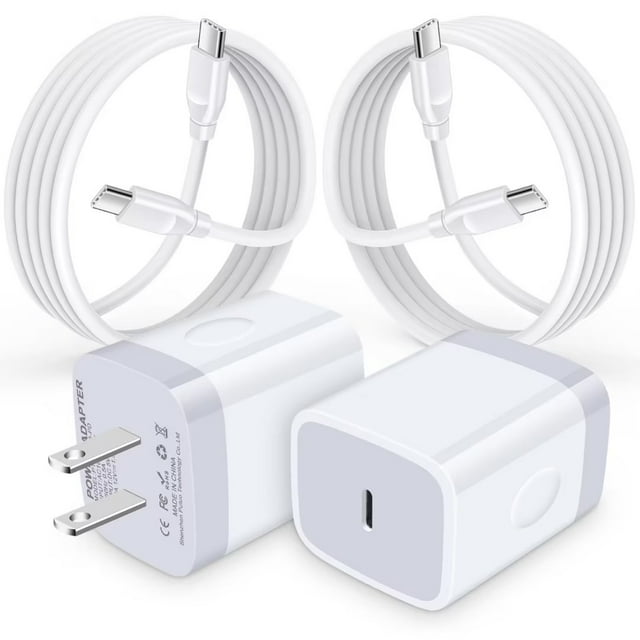 USB C Charger,USB C Block 2pcs FiveBox PD 20W USB C Wall Charger Block ...