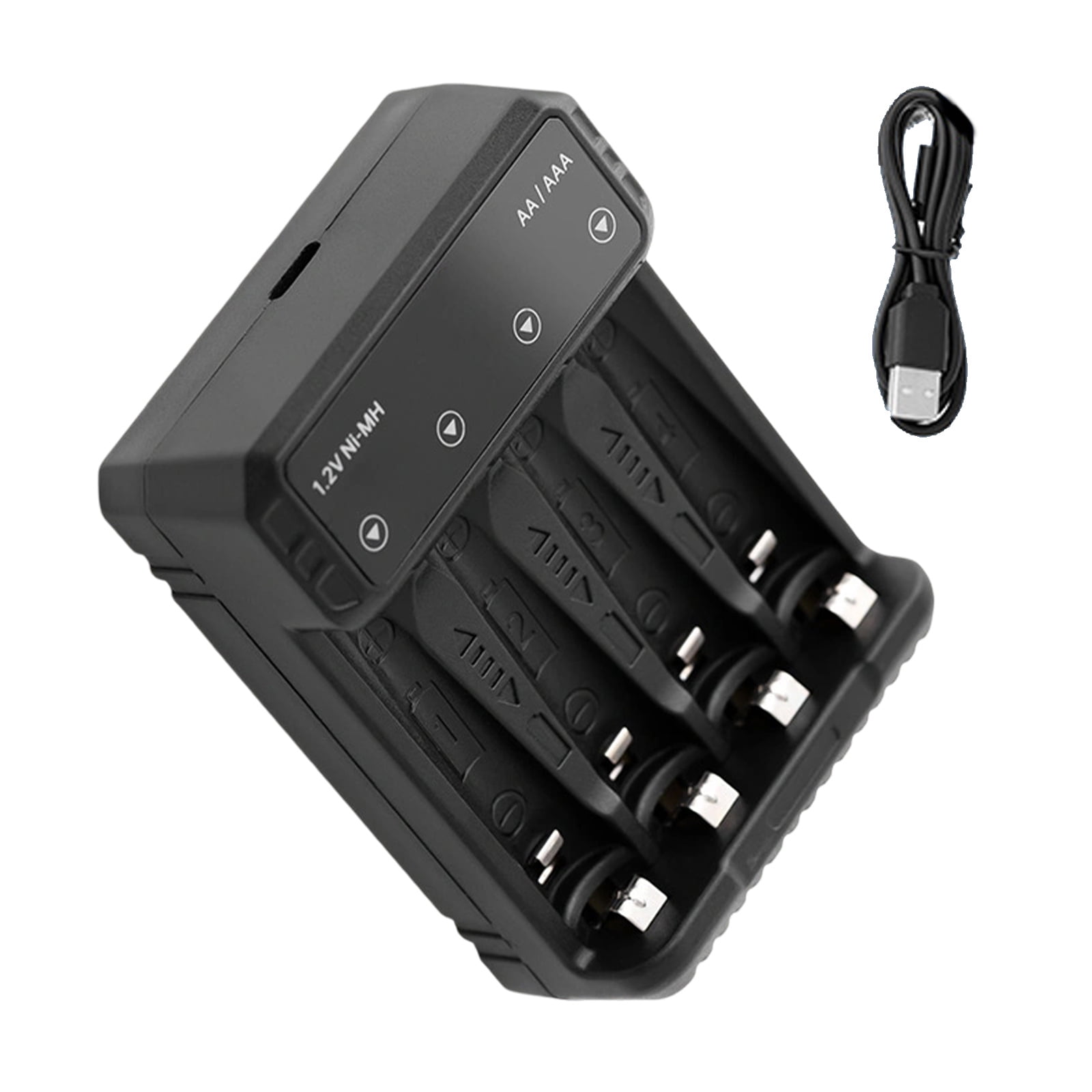 USB C Charging Box With 4Slot Design And Intelligent Recognition For AA ...