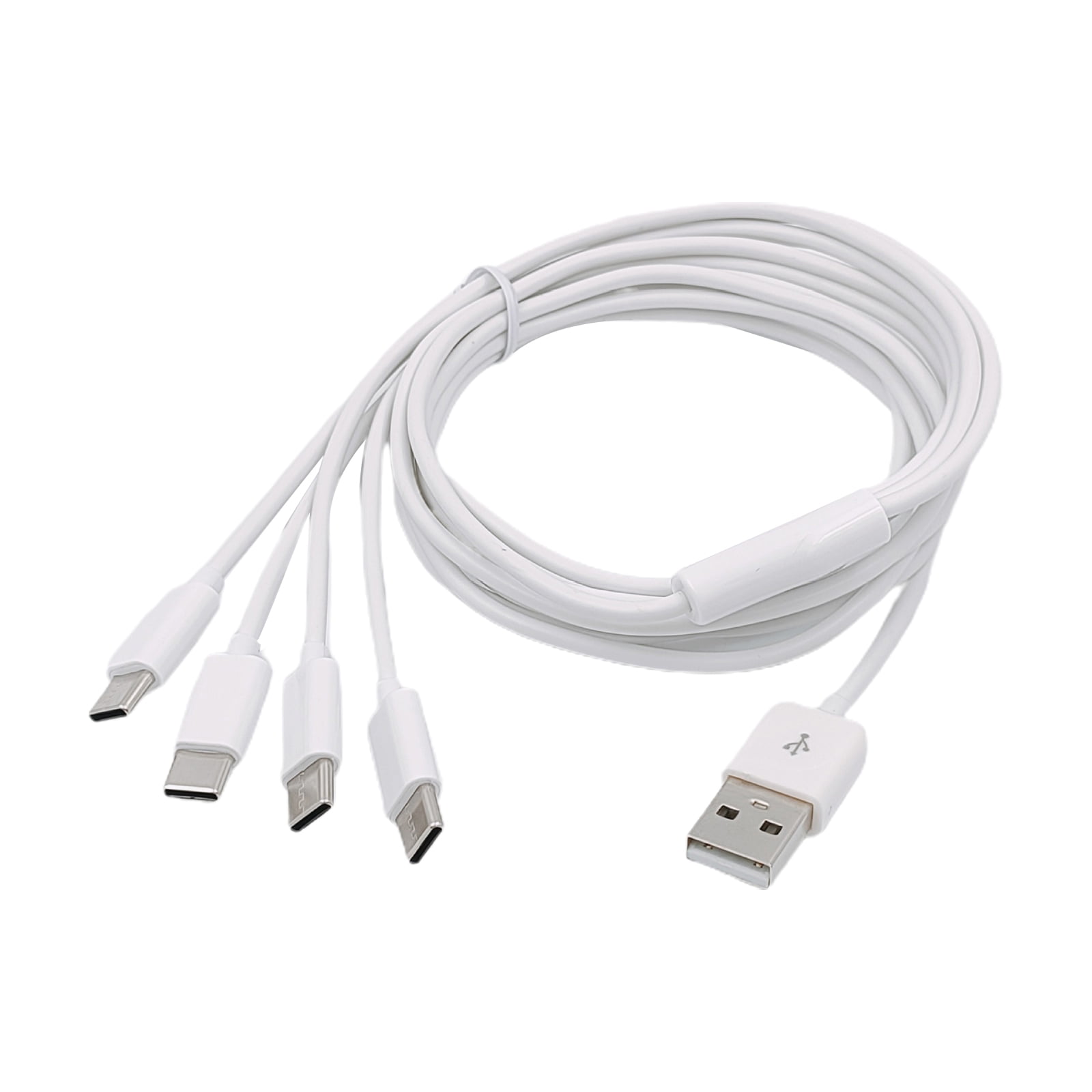 USB C Charging Cable Multi Cable with 4 Type-C Male Plugs, for Mobile ...