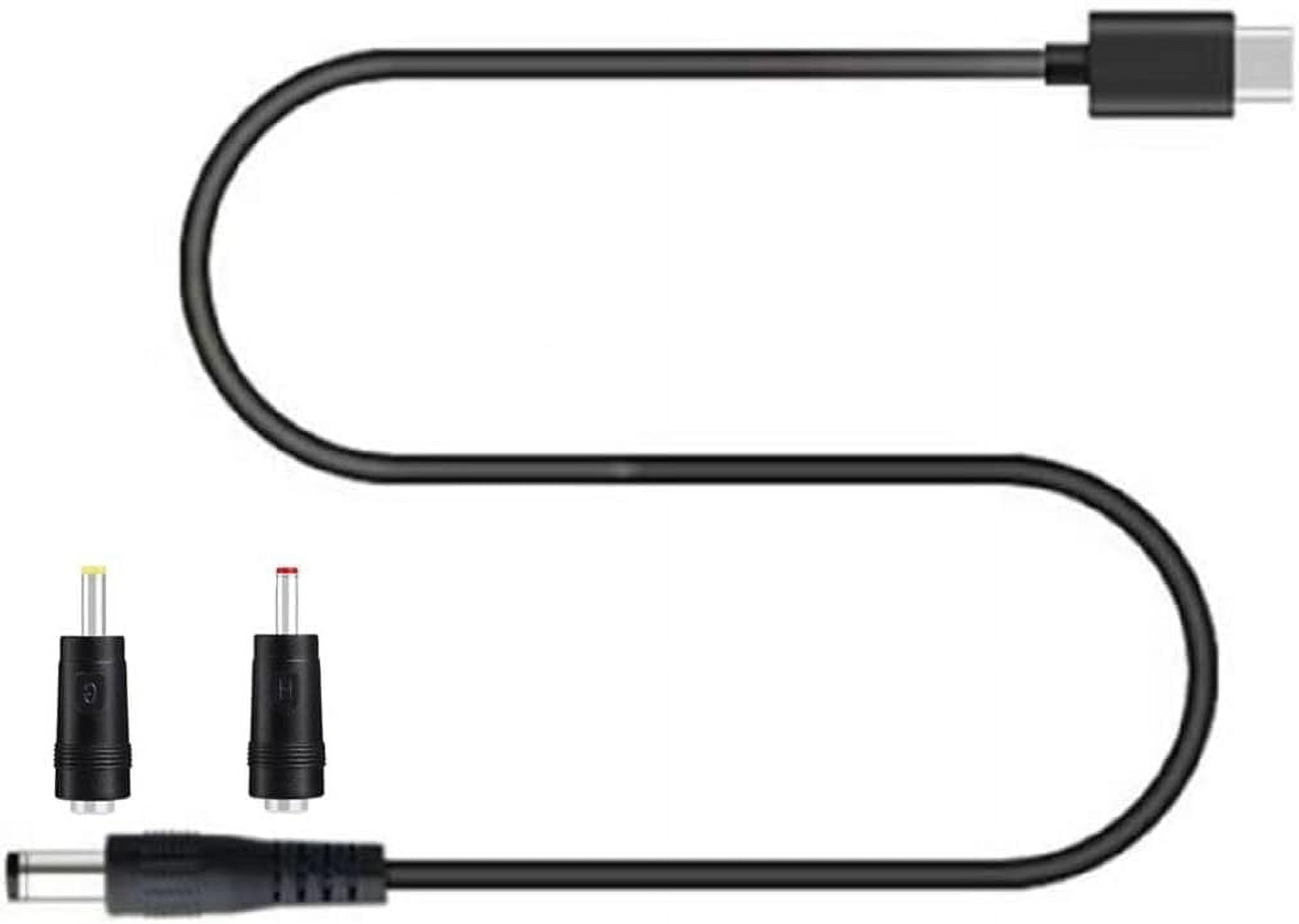 USB C to DC 5.5mm x 2.1mm Power Cord, USB Type C Input to DC 12V Out ...