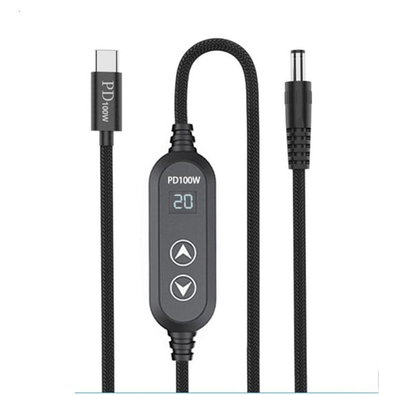 USB C DC5.5mm Power Supply 100W With 5V/12V/15V/19V/20V Multiple Output ...