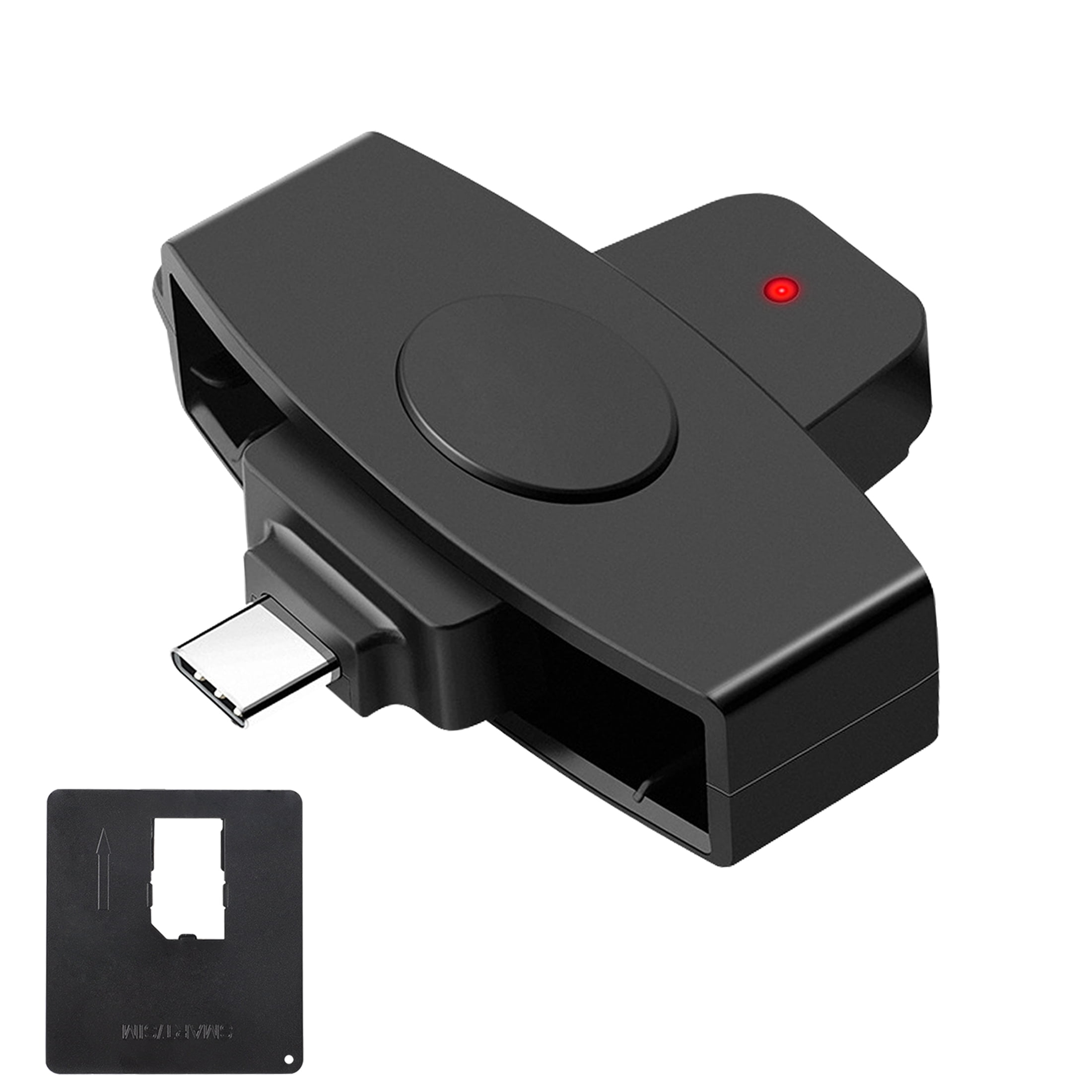 USB C DOD USB Common Access CAC Smart Card Reader, EEEkit SIM ID CAC ...