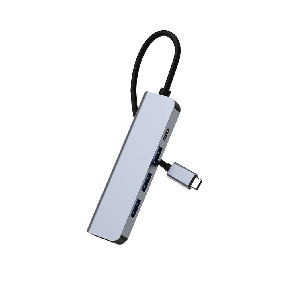 USB C Docking Station, 5-In-1 Type C Hub, 3 USB Multi-Port Adapter ...