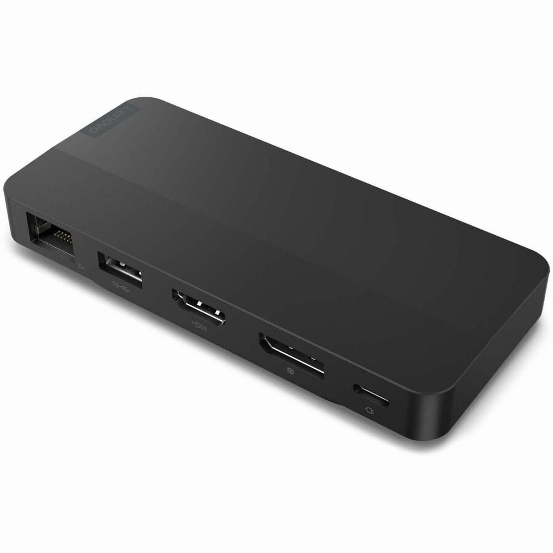 USB-C Dual Display Travel Dock - 7 Ports, Integrated USB-C Cable ...