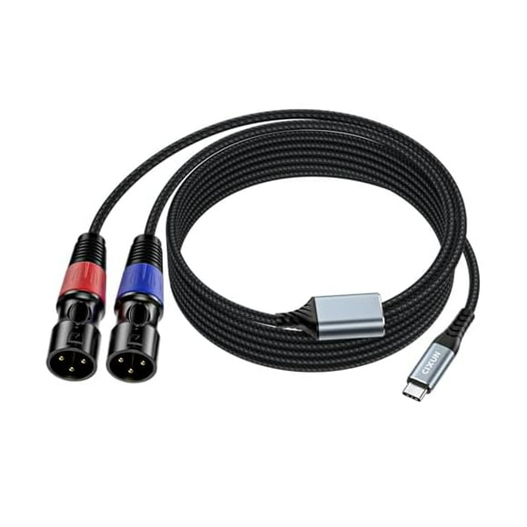 USB to XLR Microphone Converters and Audio Cables for Recording