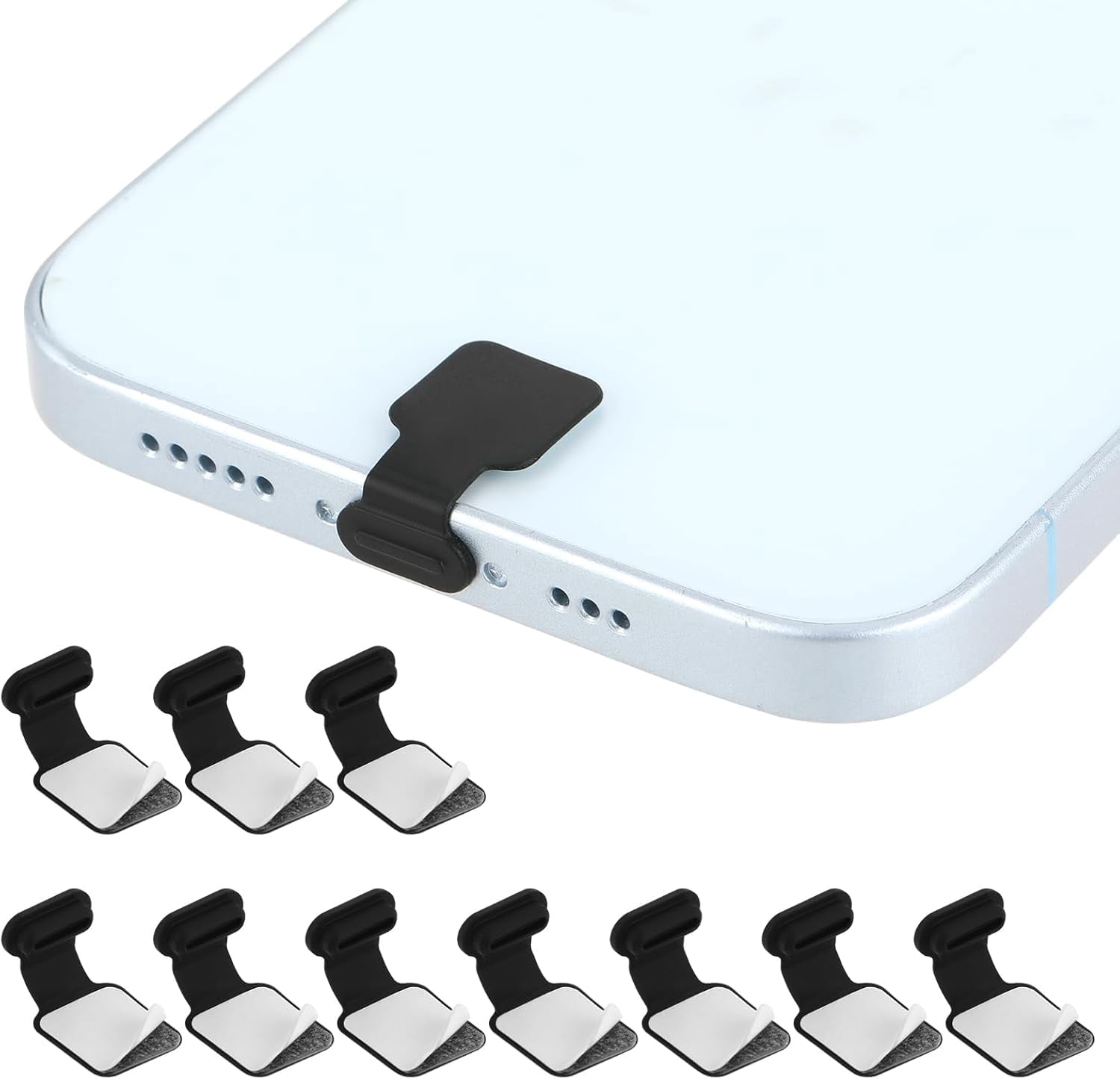 USB C Dust Plug, 10 Pieces Silicone Charger Protector USB C Port Cover ...