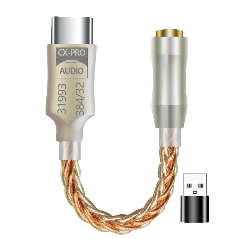 USB C Earphone Adapter | Hifi USB Dac Headphone Amplifier | USB Type C ...