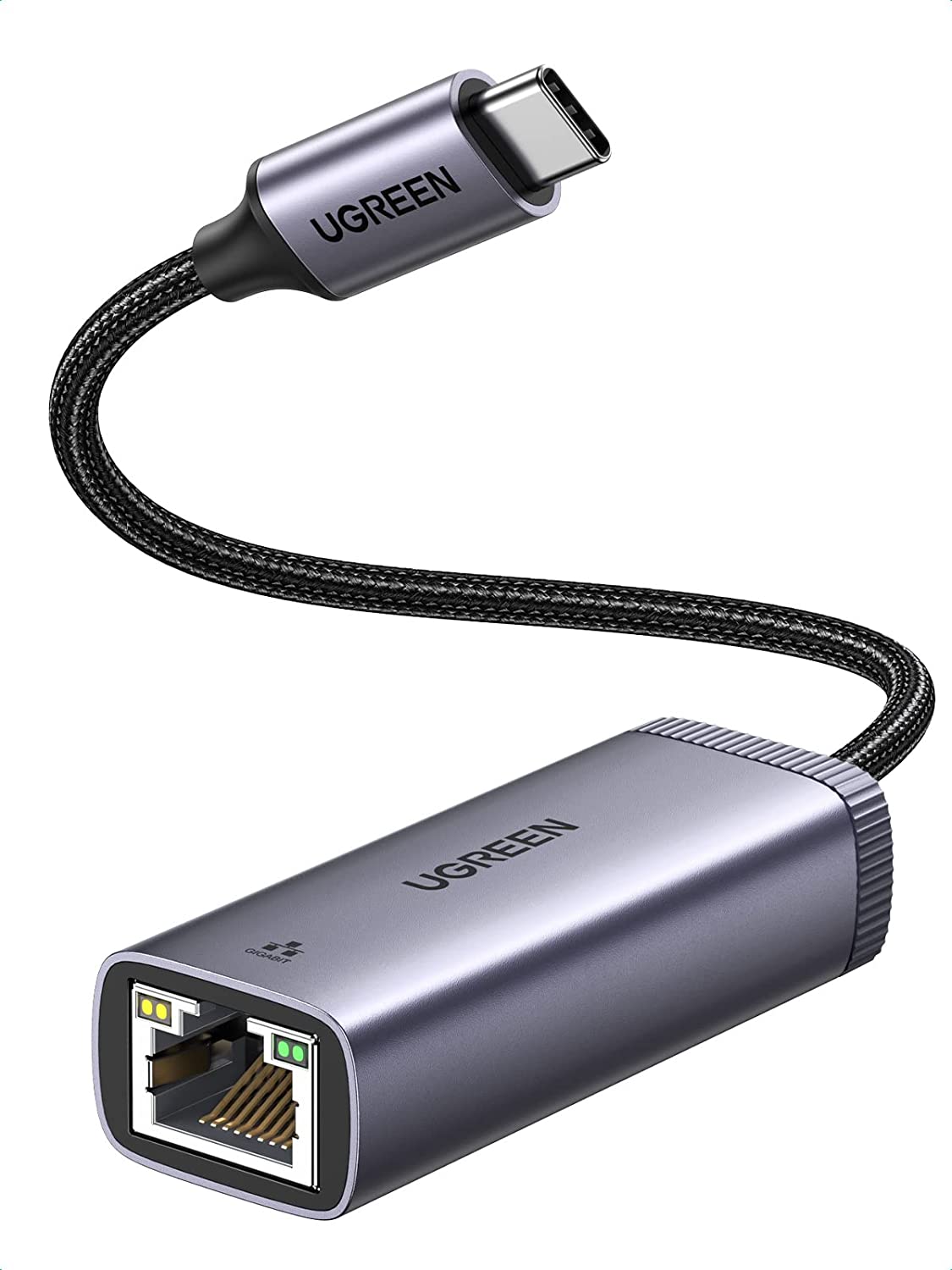 USB C to Ethernet Adapter to 10 100 1000 Mbps Gigabit LAN Network ...
