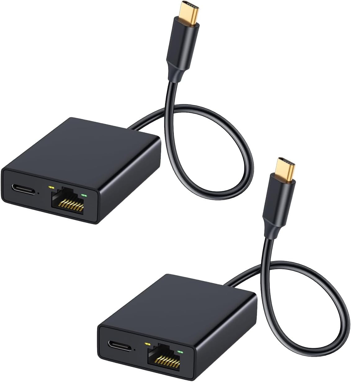 USB C to Ethernet Adapter for Chromecast and Google TV - USB C to RJ45 ...
