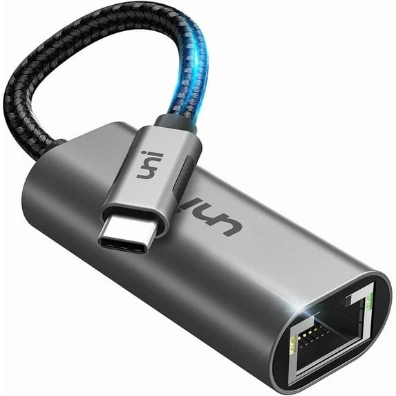 USB C to Ethernet Adapter, Driver Free RJ45 to USB C [Thunderbolt 3/4 ...