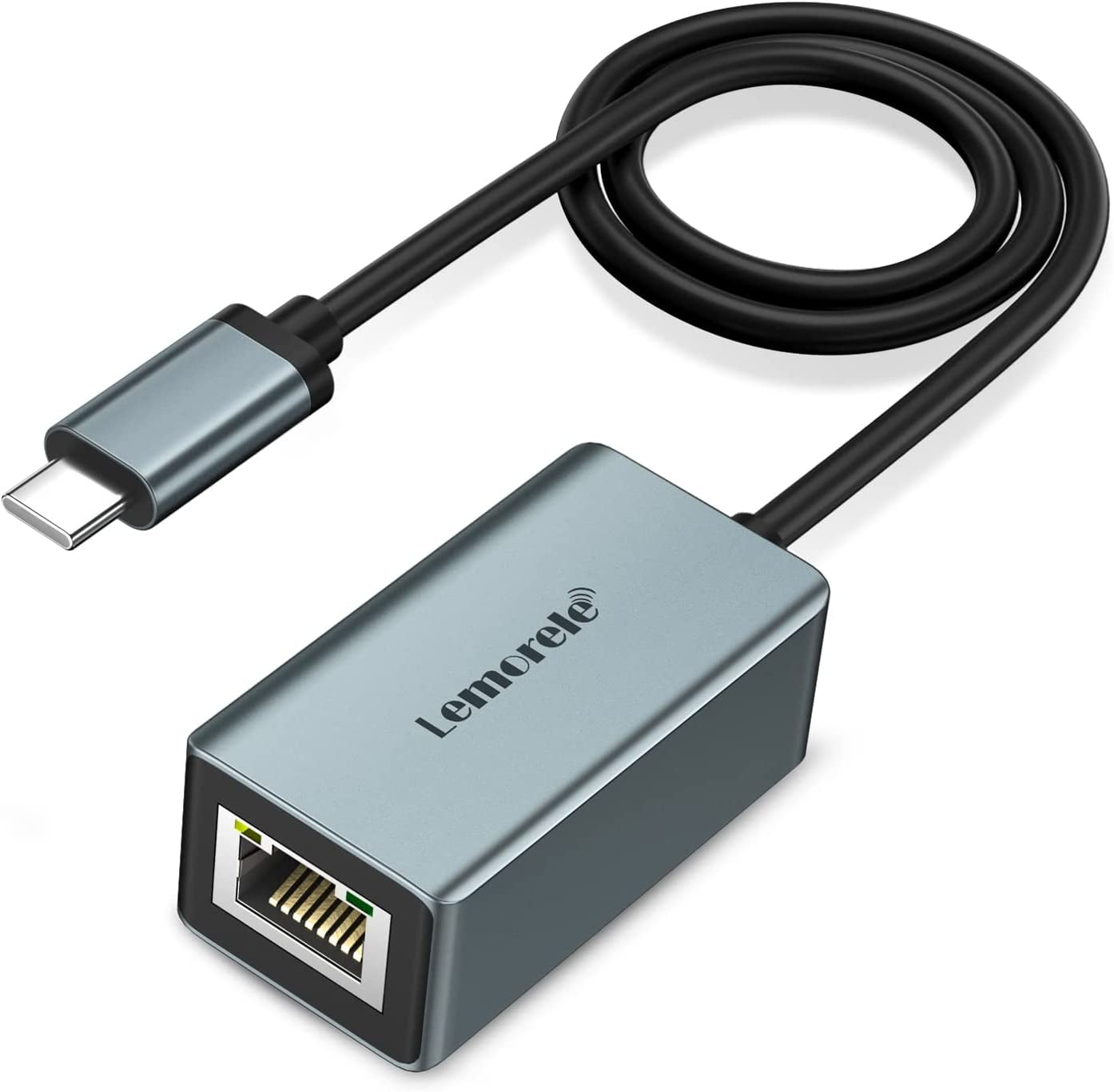 USB C to Ethernet Adapter, Type-C (Thunderbolt 3) to RJ45 Gigabit ...