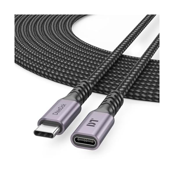 USB C Extension Cable 15ft, USBC Type C Male to Female 5Gbps Data ...