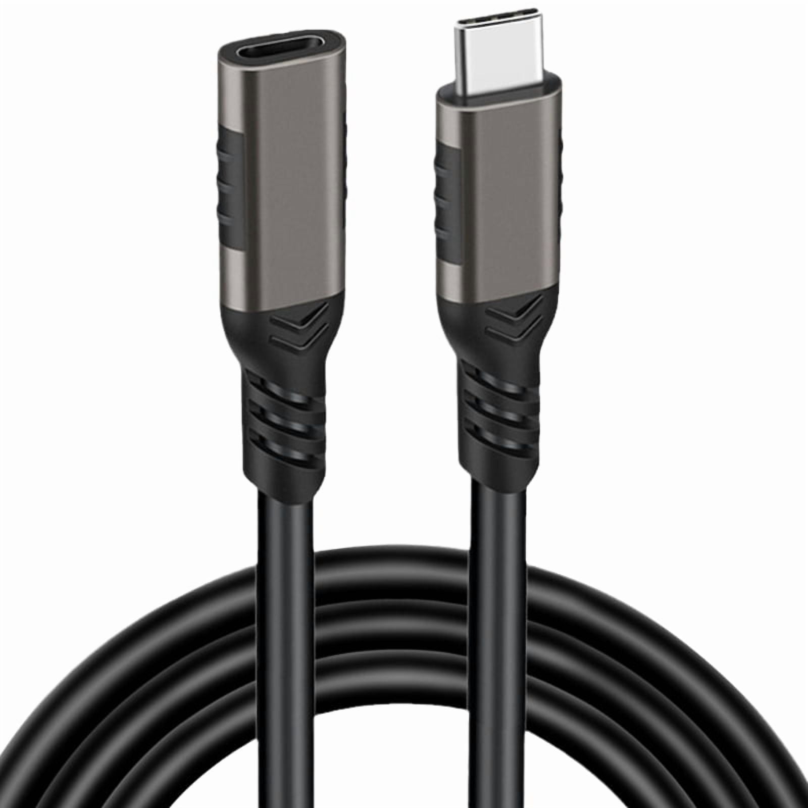 USB C Extension Cable 3.2 Gen2 100W TypeC Male to Female 4K/60Hz Video ...