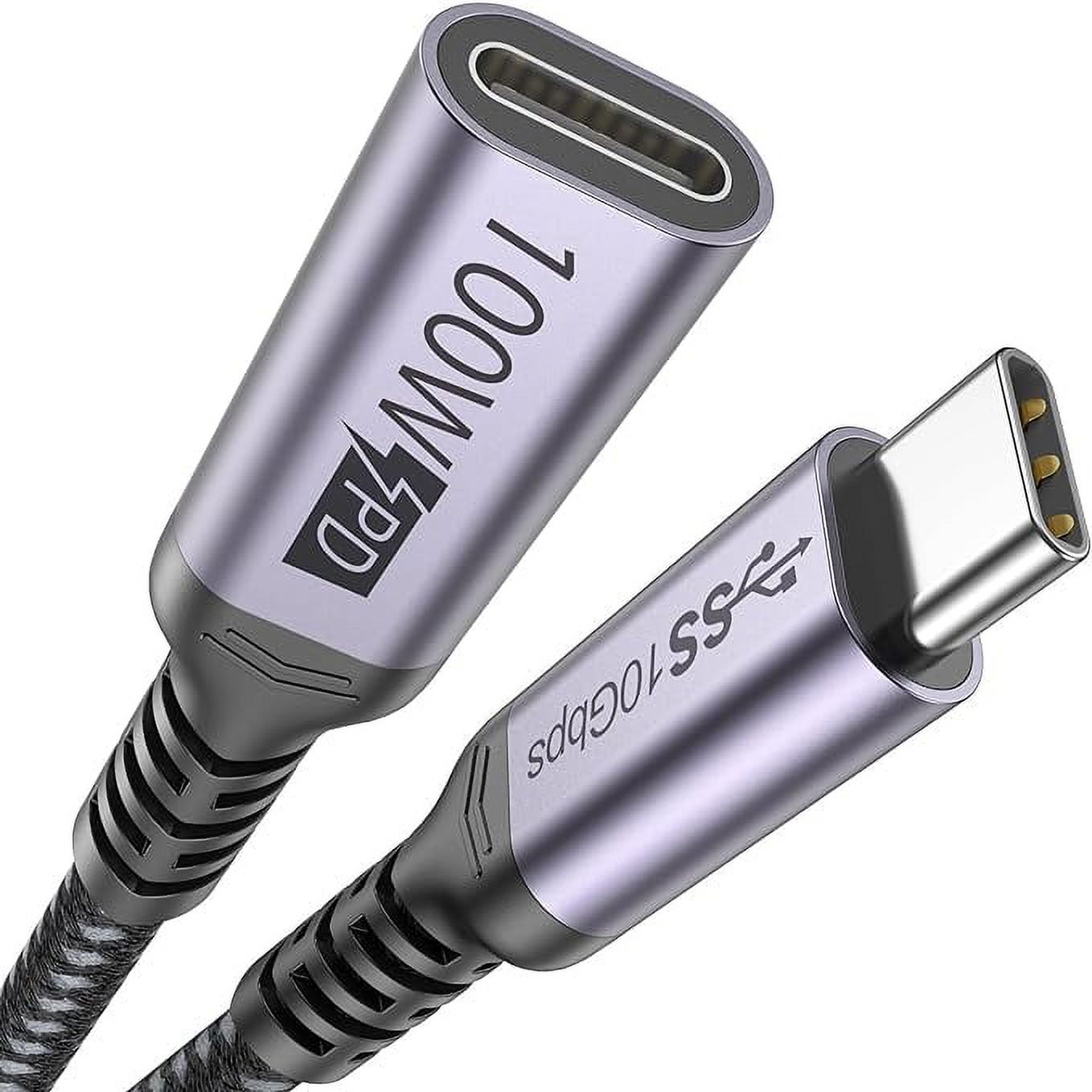 USB C Extension Cable 3ft, Type C Extender Cord Male to Female USB3.1 ...