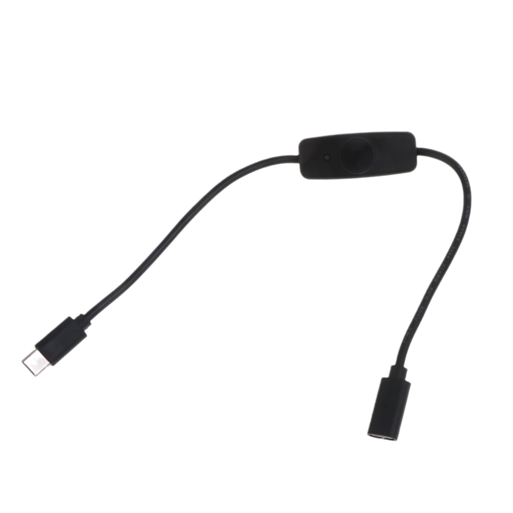 USB C Extension Cable Power Switch Cable forRaspberry Pi4B Power Supply ...