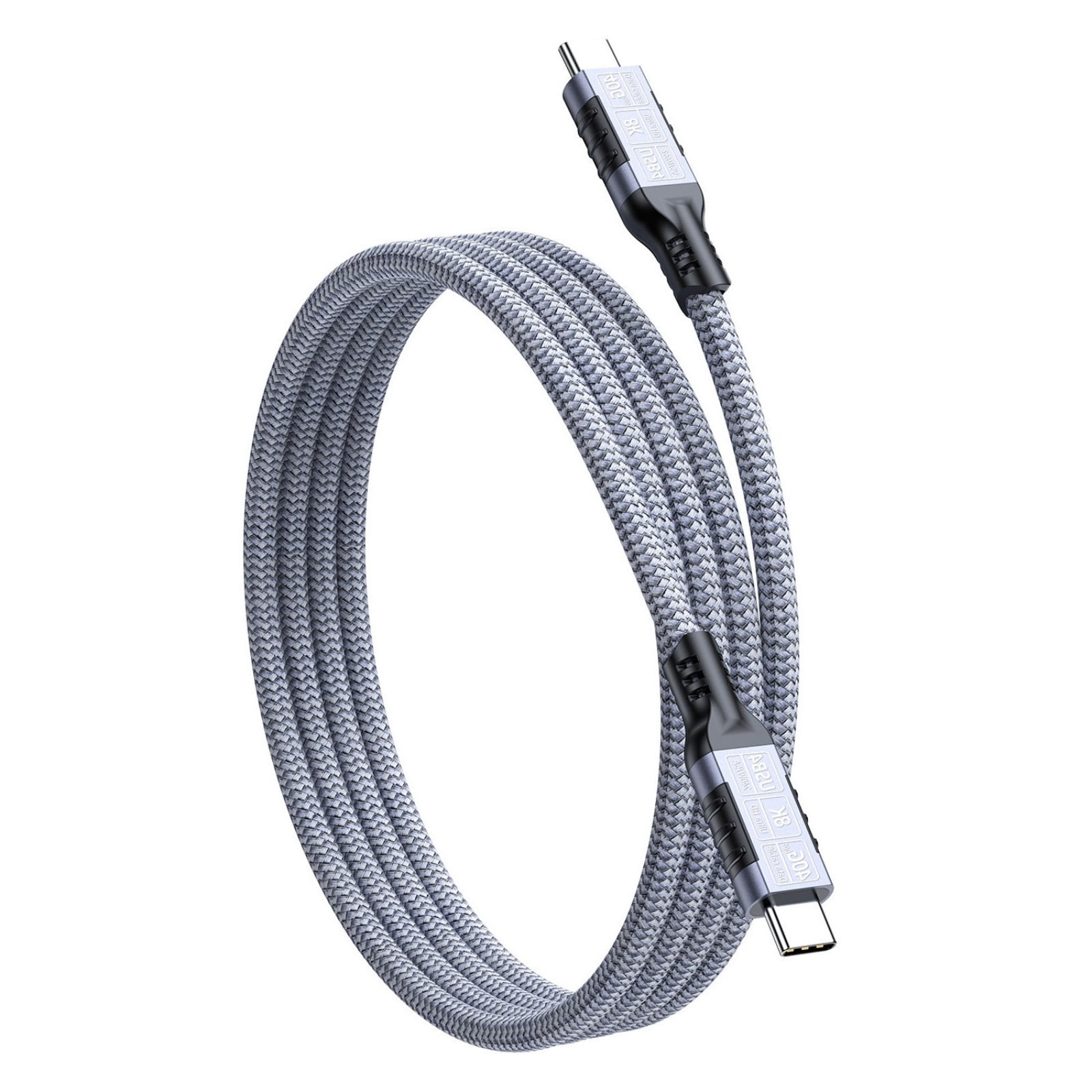 USB C Extension Cable Support 8K@60Hz Video 240W Charging 40Gbps Data ...
