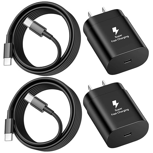 USB C Fast Charger, 60W USBC to USBC Cable 6FT and USB C Charger Block ...